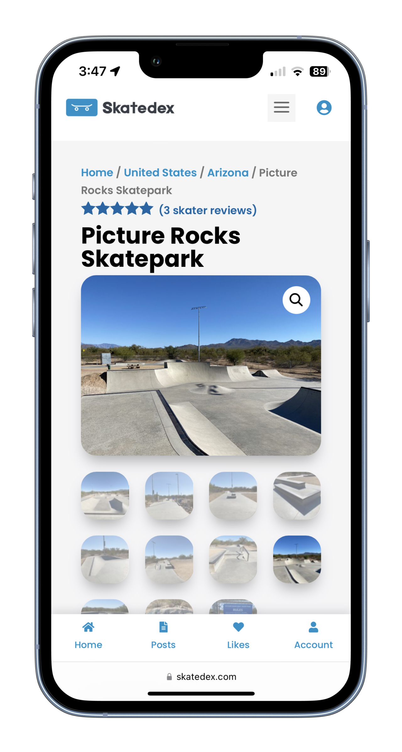 Skatedex - Global Skatepark Directory