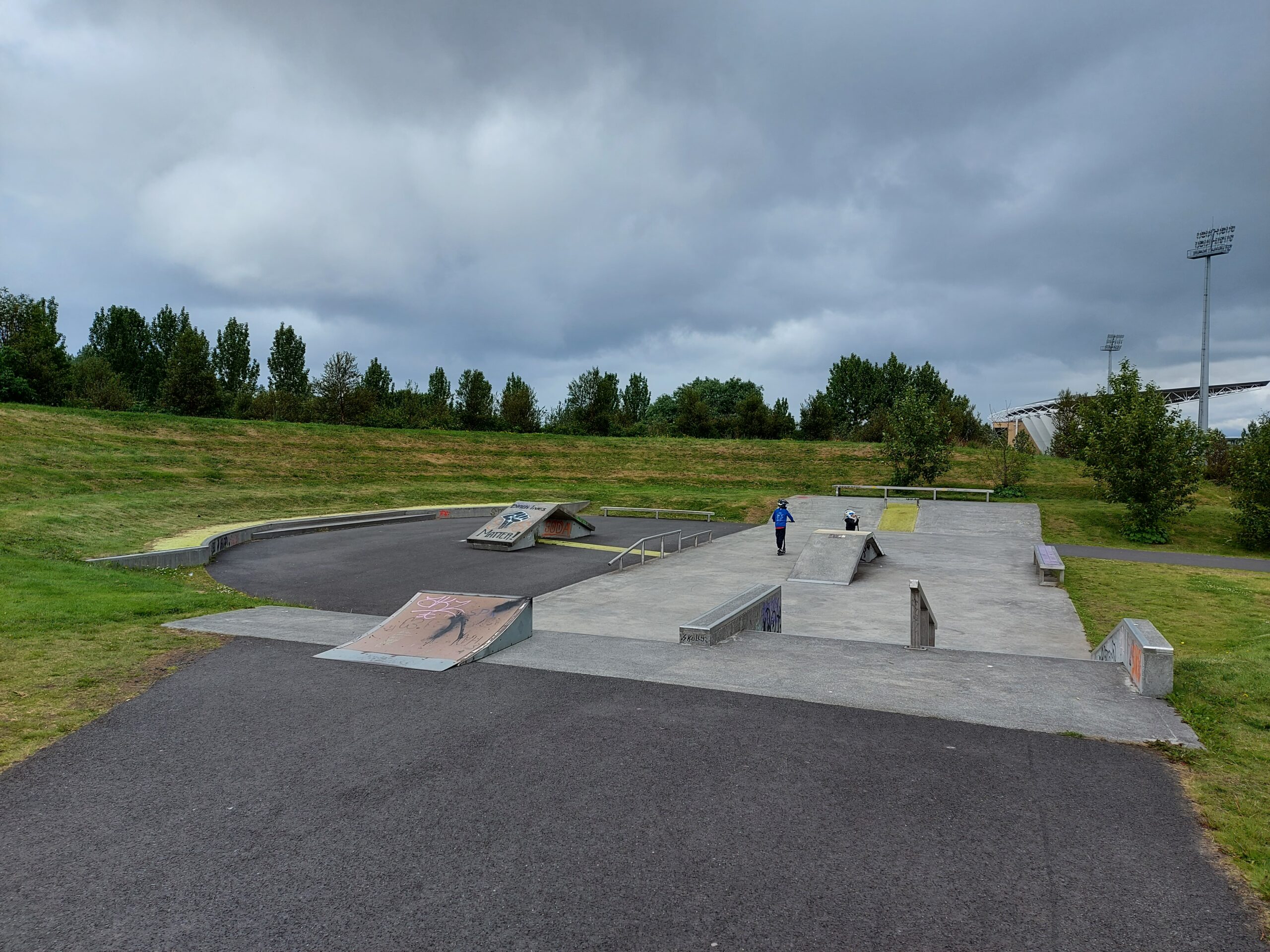 Brettavöllurinn í Laugardal Skatepark - Skatedex